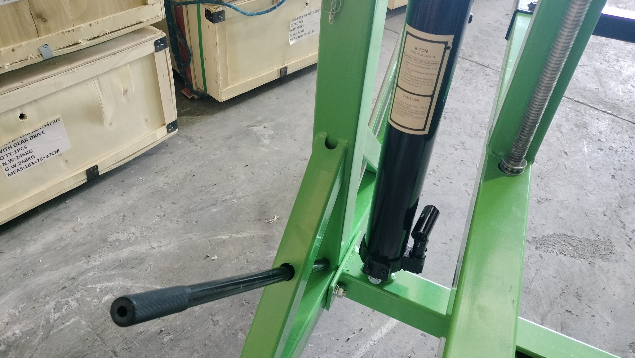 2000kg Car Rotisserie- Gear Driven Handle Rotation - Autohoist Australia